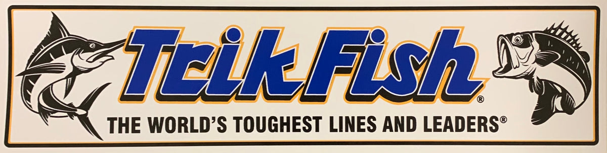 Trik Fish - Long Sticker (11 1/2 in. x 3 in.) – Trikfish